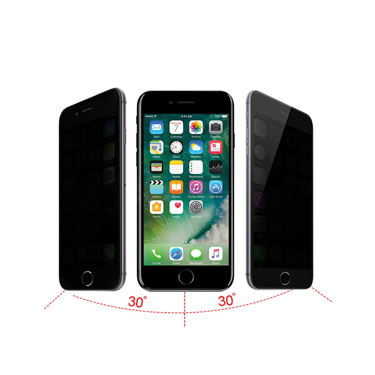 Anti-Spy Premium Tempered Glass Screen Protector - Classy Case ...